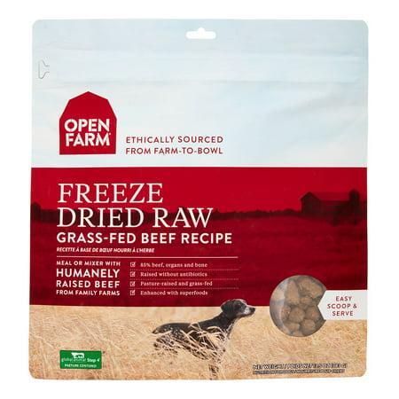 Open Farm Freeze-Dried Grass-Fed Beef 13.5 oz | The Urban Canine